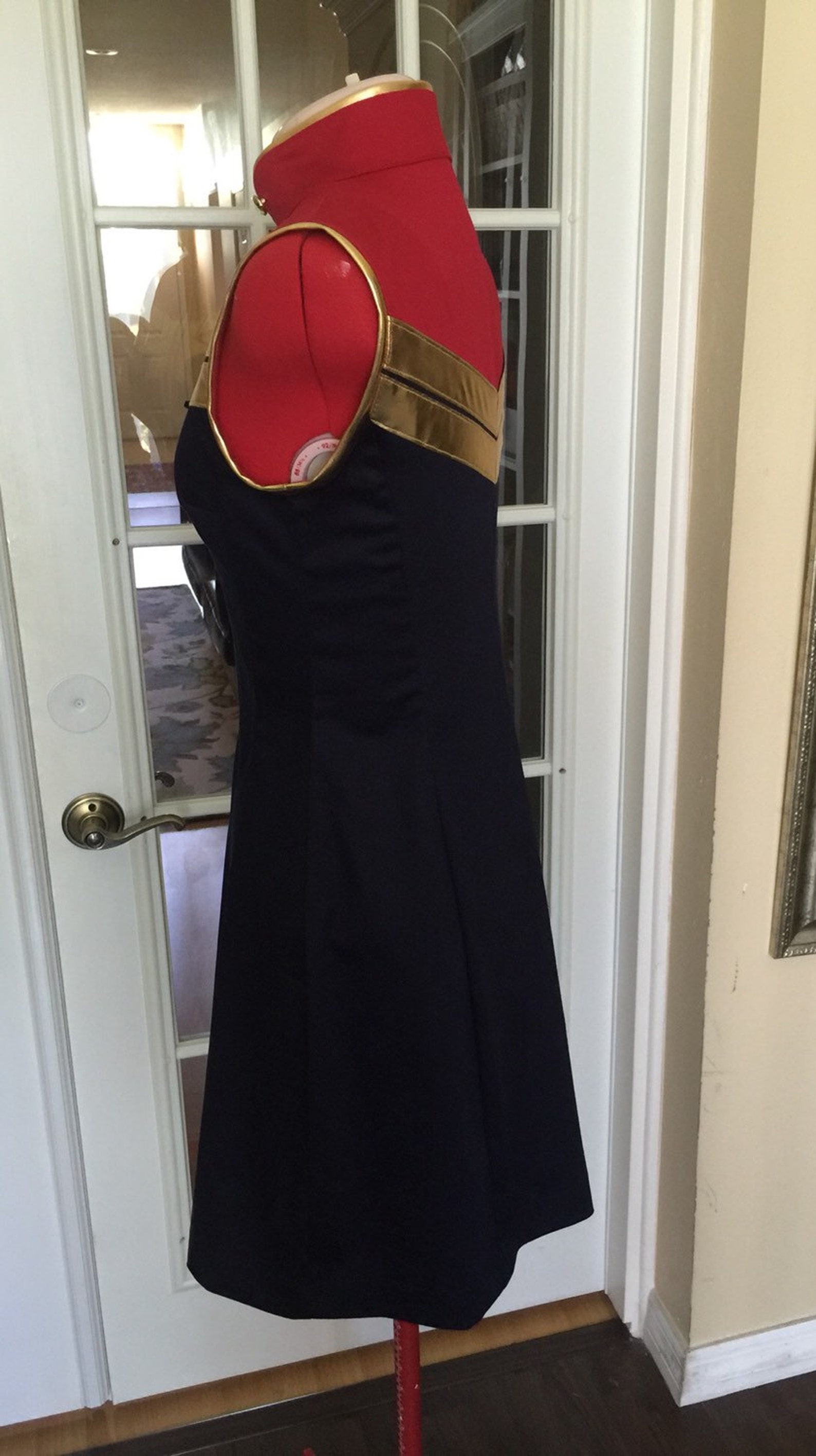 Captain Marvel Superhero Dress Costume. Cosplay,custom Made - Etsy