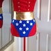 Wonder Superhero Cosplay Costume. Comic Con Custom Made - Etsy