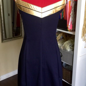 Captain Marvel Superhero Dress Costume. Cosplay,custom Made - Etsy