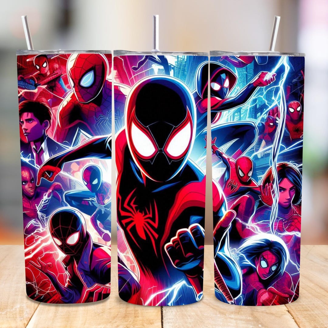 Superhero Tumbler Wrap Design | 20oz Action Hero Sublimation (digital ...