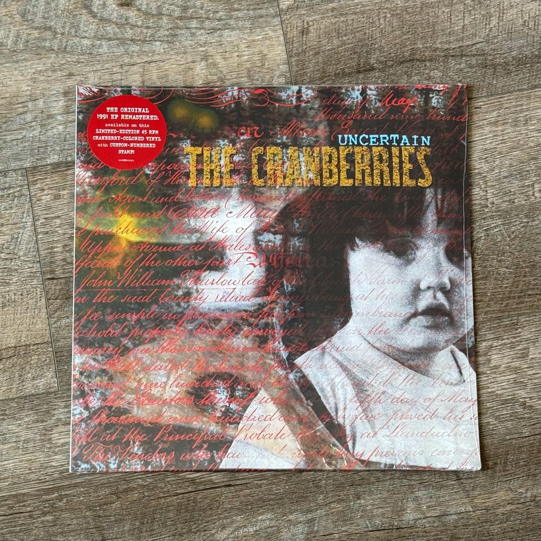 The Cranberries – Uncertain (cranberry-colored Vinyl) Limited Edition ...