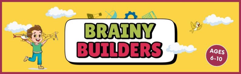 Brainy Builders Printable Activity Pack – 100+ Puzzles & STEM ...