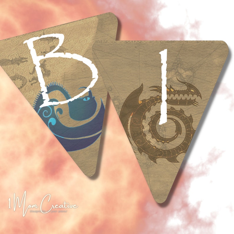 How to Train Your Dragon Party Banner Happy Birthday Banner, Editable ...