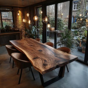 Kitchen Table - Table - Walnut Table - Wooden Table - American Walnut ...