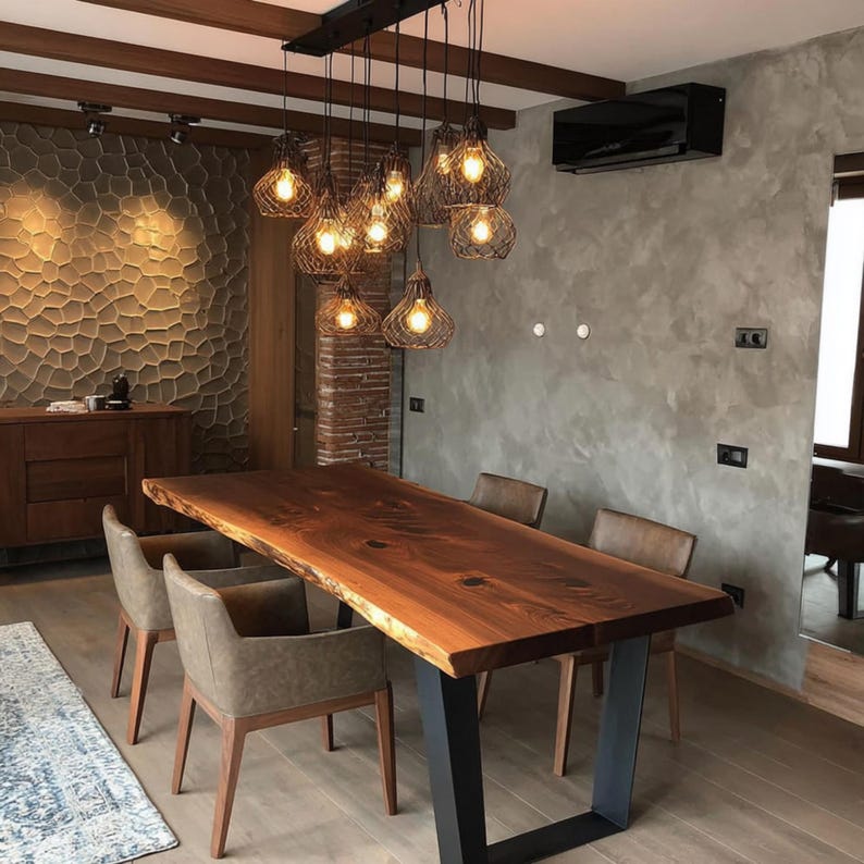 Dining Table - Kitchen Table - Table - Walnut Table - Wooden Table ...