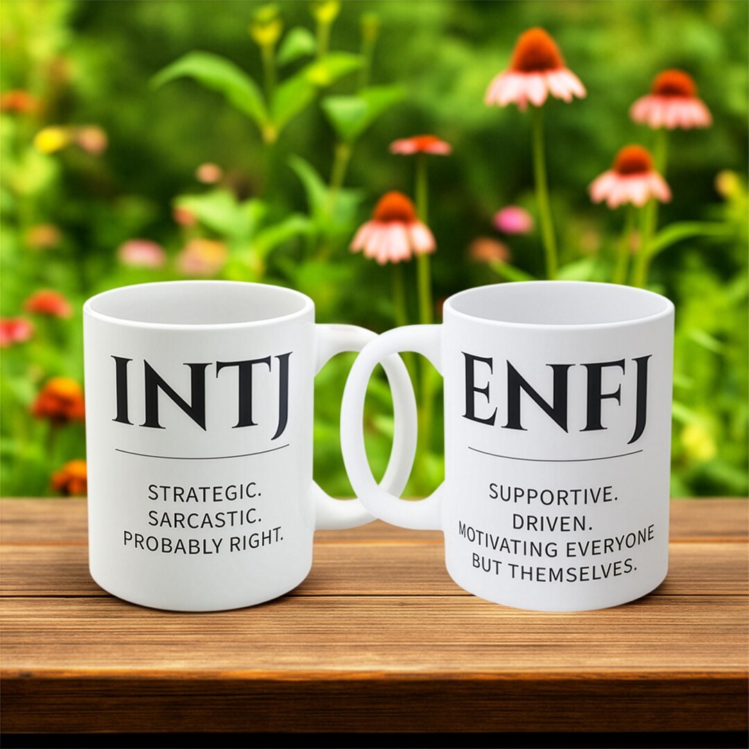 MBTI Personality Type White Ceramic Mug - Etsy
