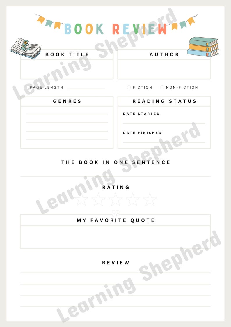 Printable Full-year Homeschool Planner Bundle (blue) - Etsy