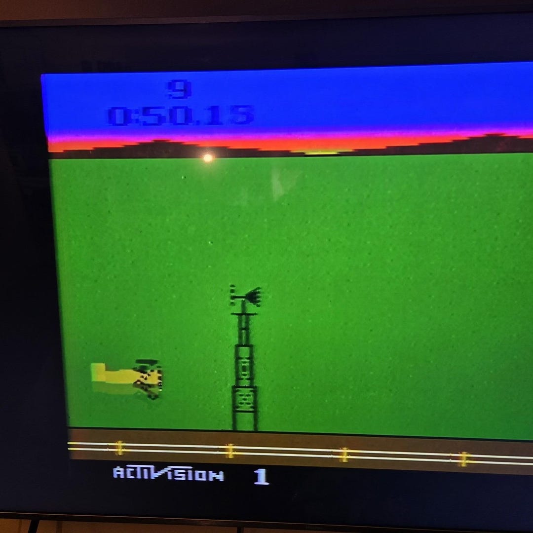 Barnstorming Atari 2600 VCS Game - Activision - Tested & Working - 1982 ...