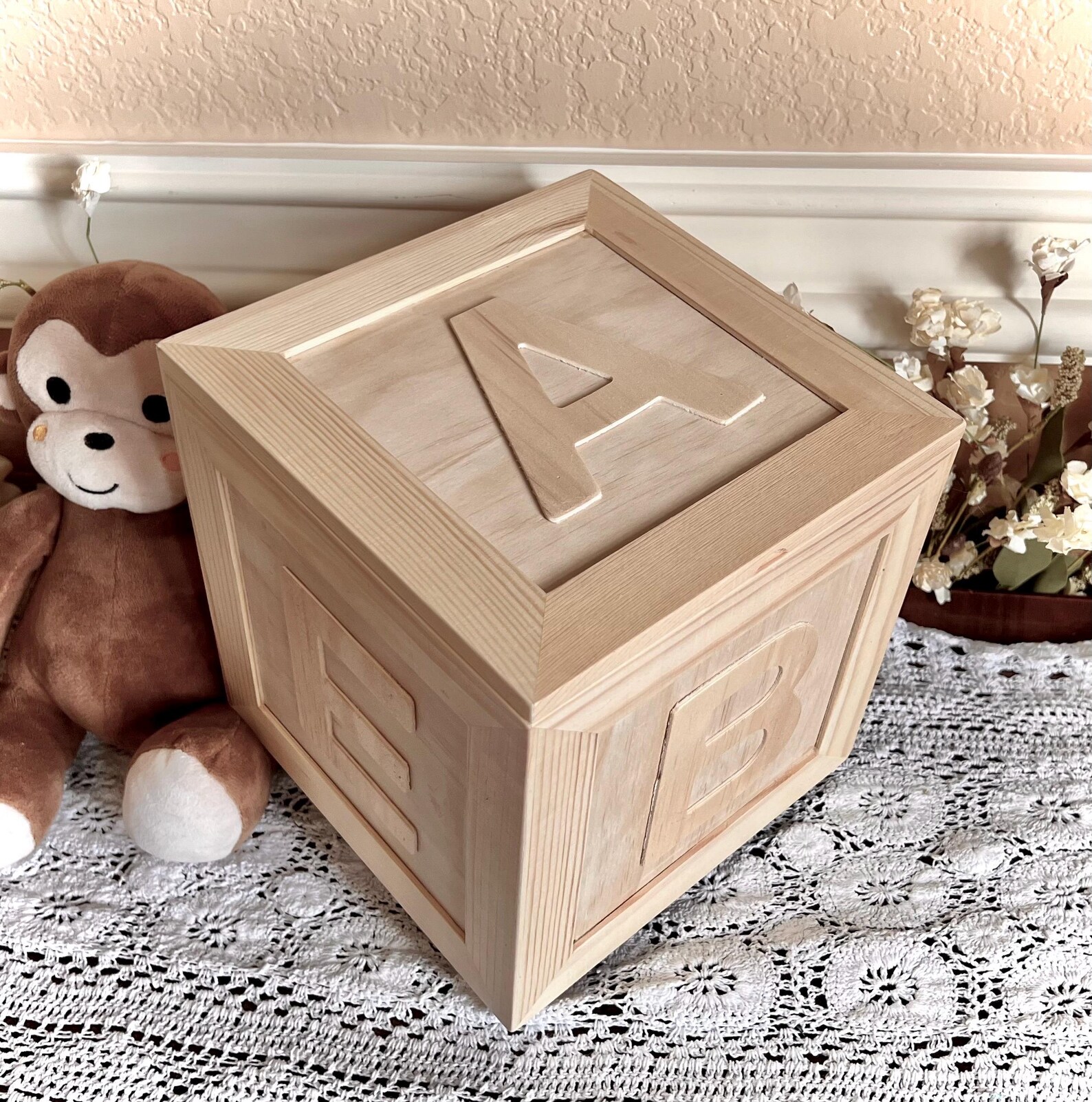 Wooden Gender Reveal Box, Baby Shower Announcement, Keepsake Storage - Etsy