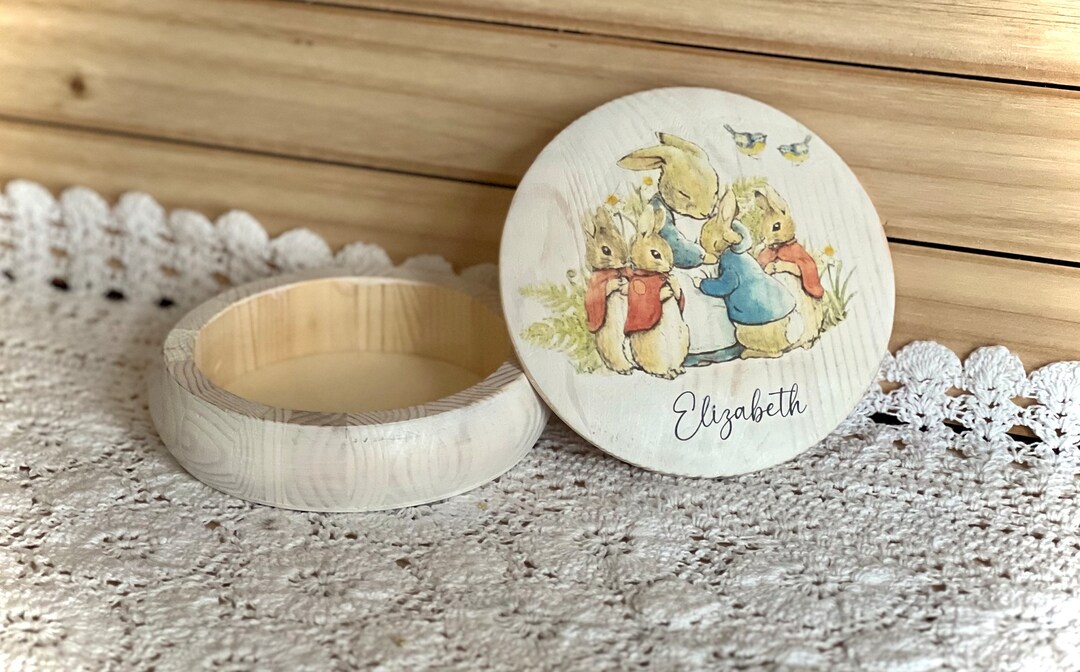 Peter Rabbit Nursery Organization Pacifier Box Hair Clip Box Mrs ...