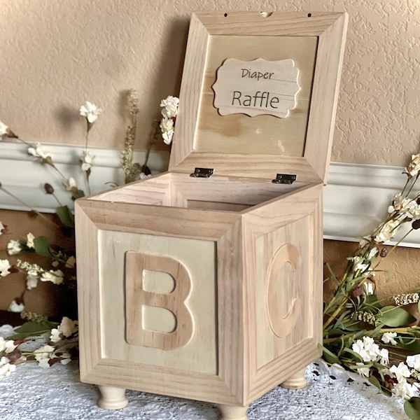 Diaper Raffle Box - Etsy