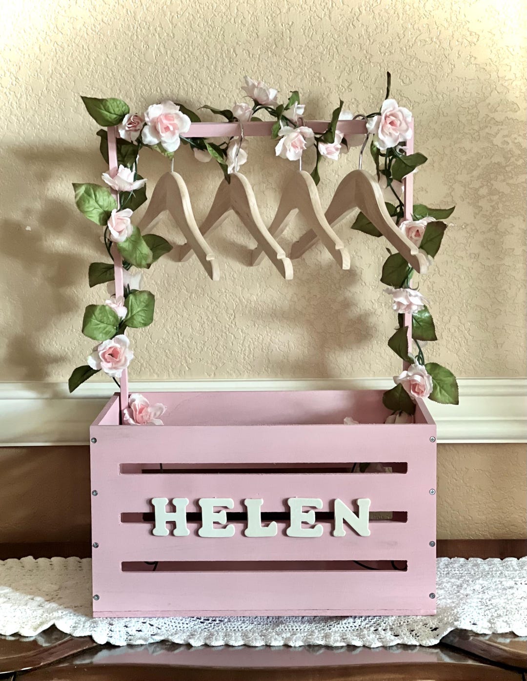 Baby Shower Crate Closet - Customizable Baby Crate - Nursery Closet ...