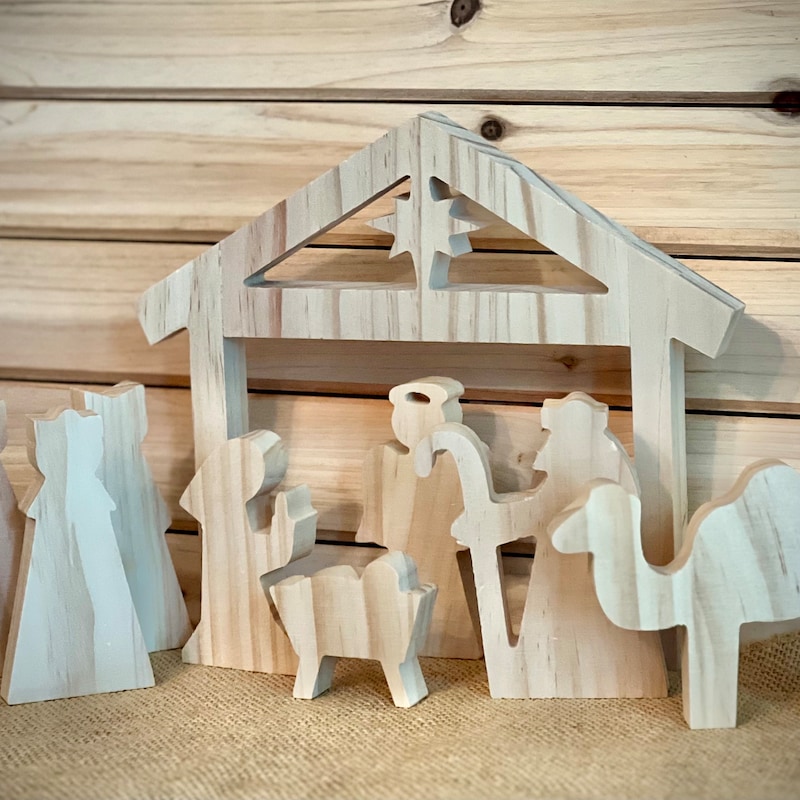 Miniature Nativity Set - Etsy
