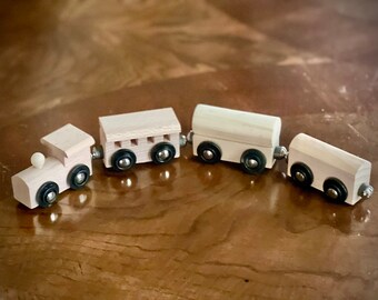 Wooden Montessori Trains - Etsy