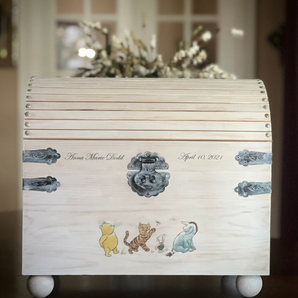 Winnie the Pooh Toy Box - Etsy