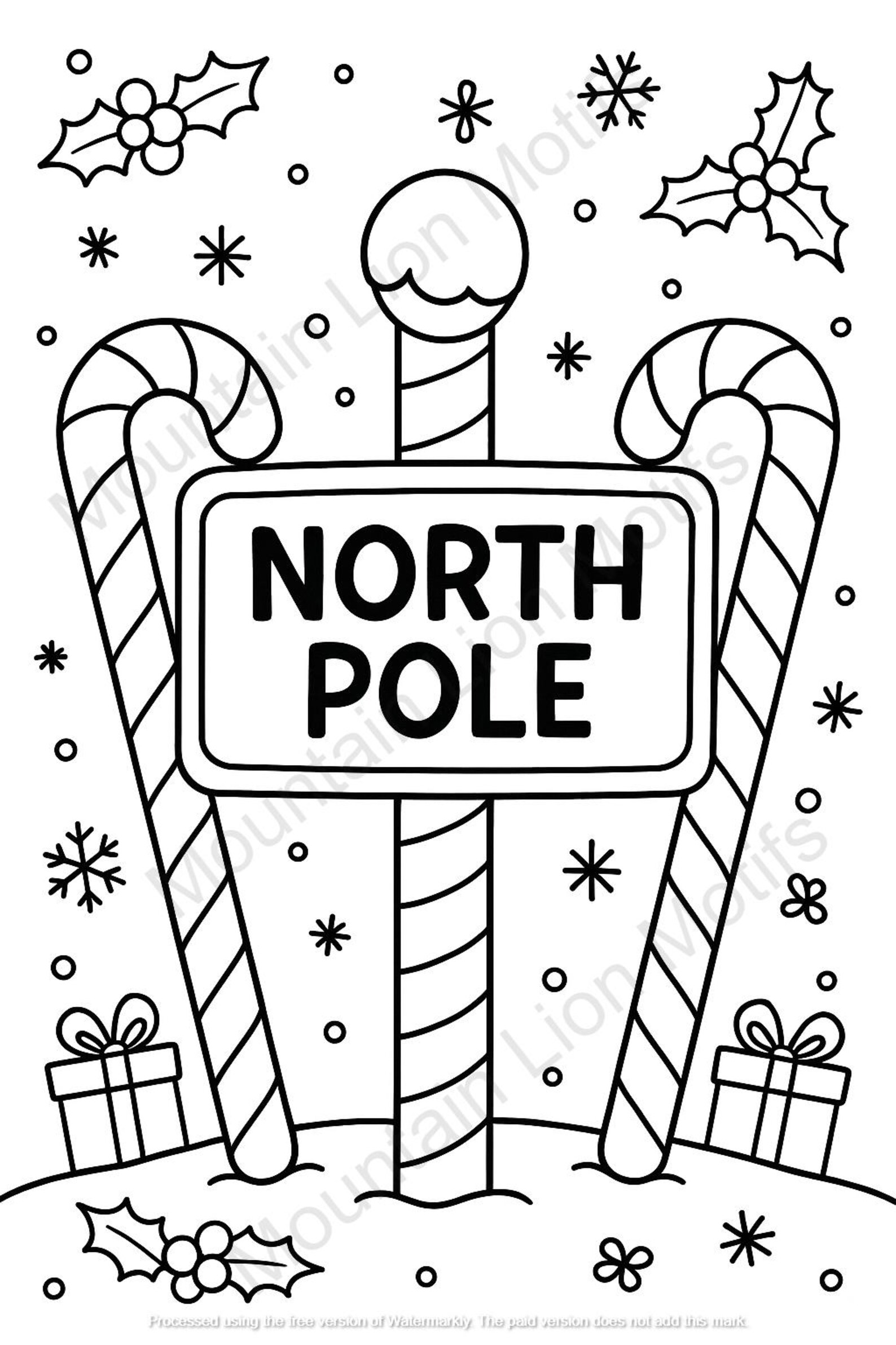 Christmas Coloring Pages | Kids Printable Activity | Festive Holiday ...