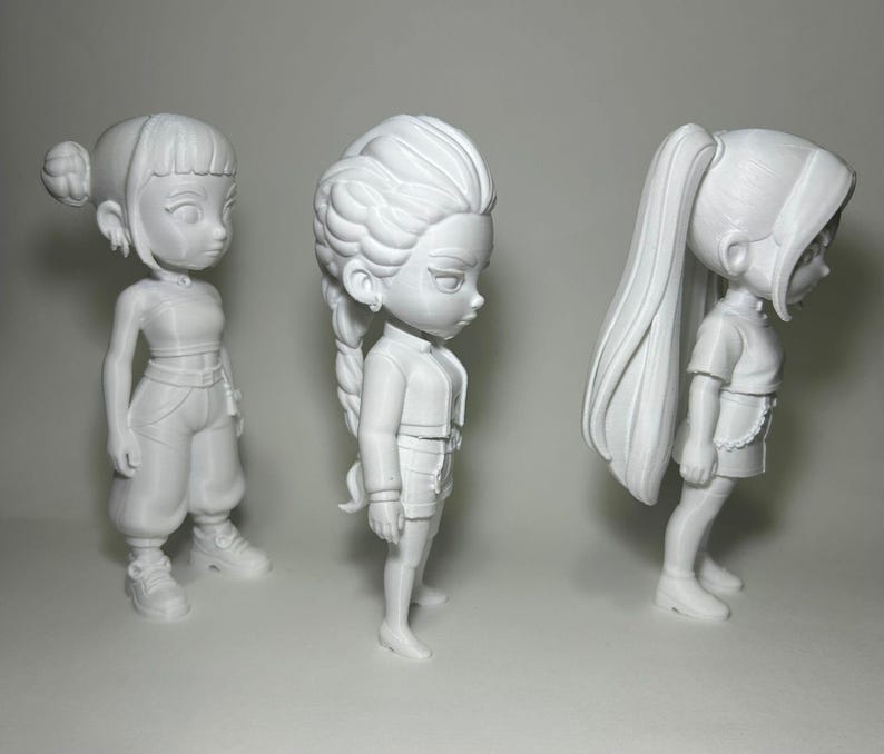 Set 3 - K-pop Demon Hunters (huntrix) - DIY Painting - Etsy