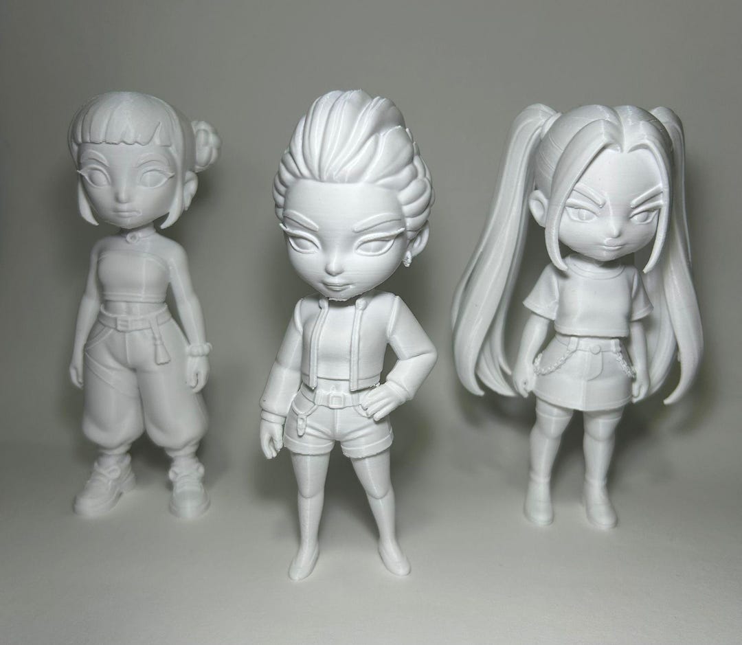 Set 3 - K-pop Demon Hunters (huntrix) - DIY Painting - Etsy