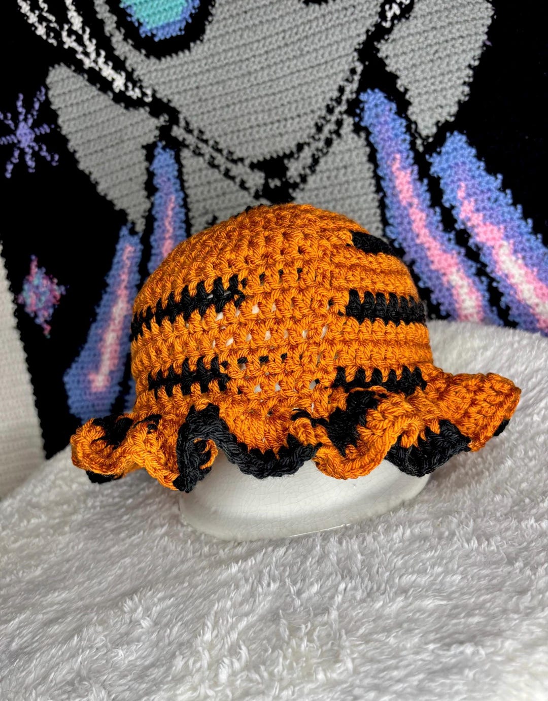 Tigger Crochet Bucket Hat - Etsy