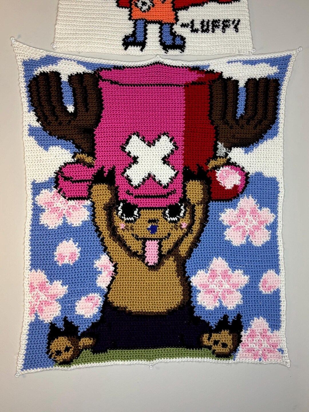 Tony Tony Chopper Crochet Tapestry From One Piece Anime (physical Item ...