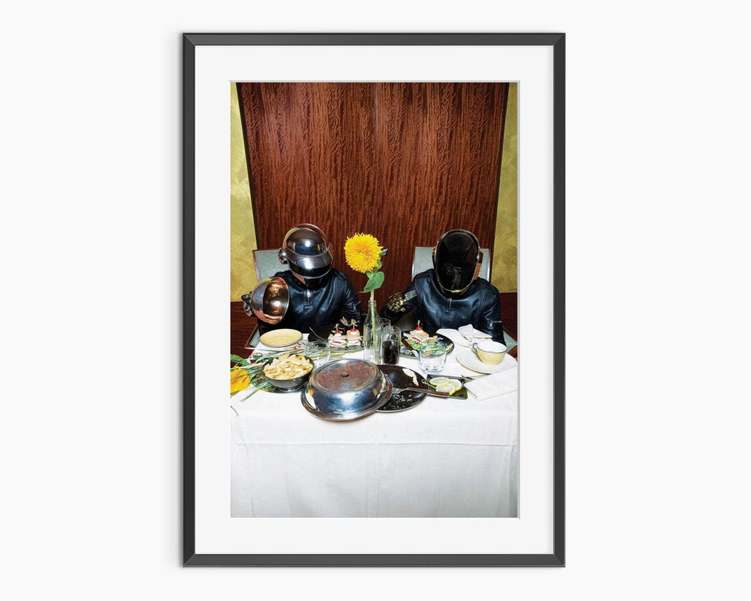 Daft Punk Poster, Photography Prints, Daft Punk, Retro Wall Art, Music ...