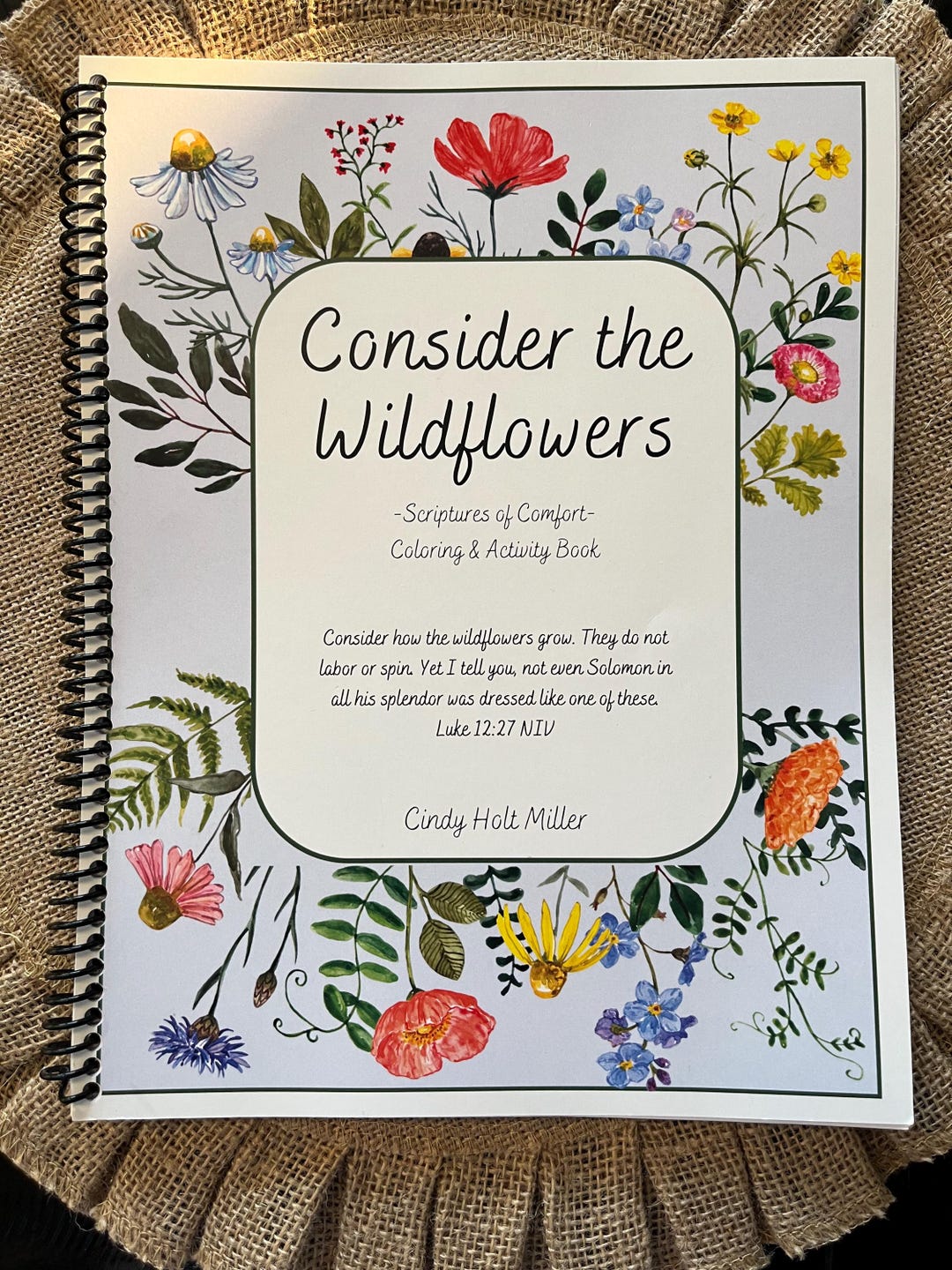 Consider the Wildflowers -- Scriptures of Comfort Coloring and Activity ...
