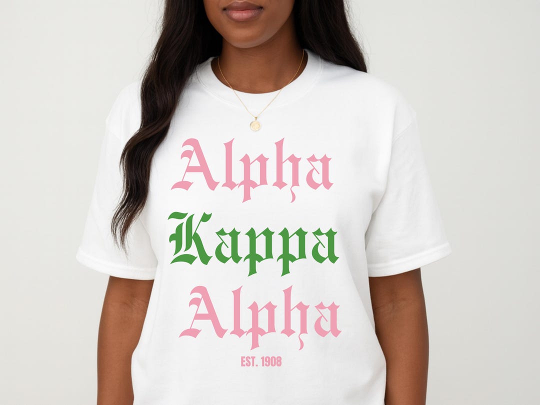 Alpha Kappa Alpha Inspired Shirt, Cute Sorority Graphic Tee, HBCU ...