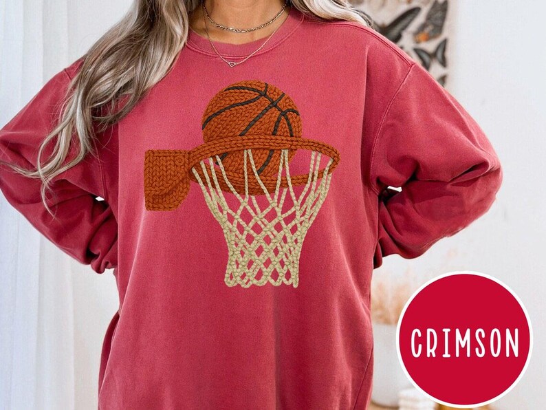 Comfort Colors Game Day Basketball Sweatshirt, Game Day Basketball ...