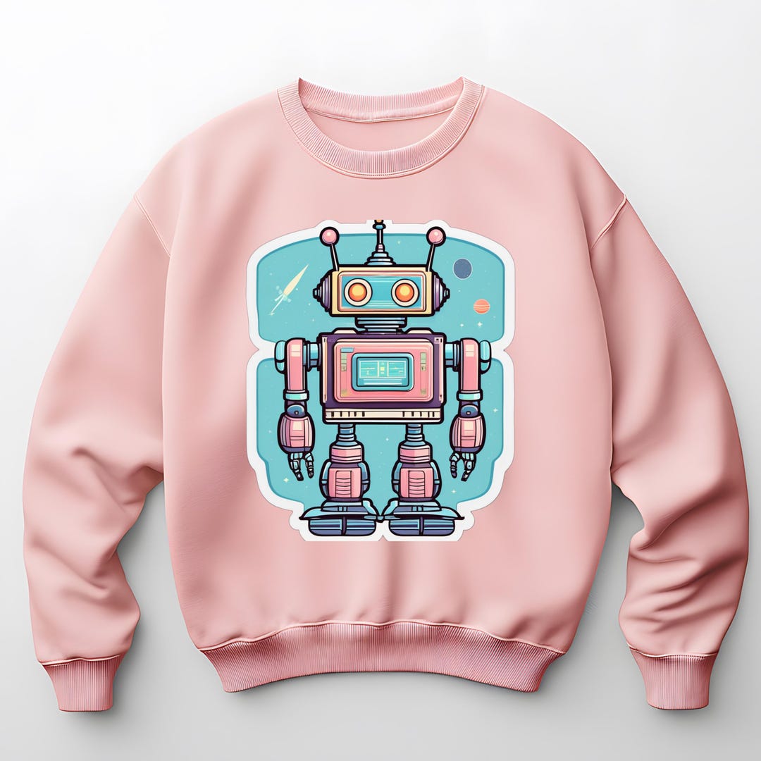 Robot Png, Sublimation Design, PNG Pour T-shirt Mixte Unisexe ...