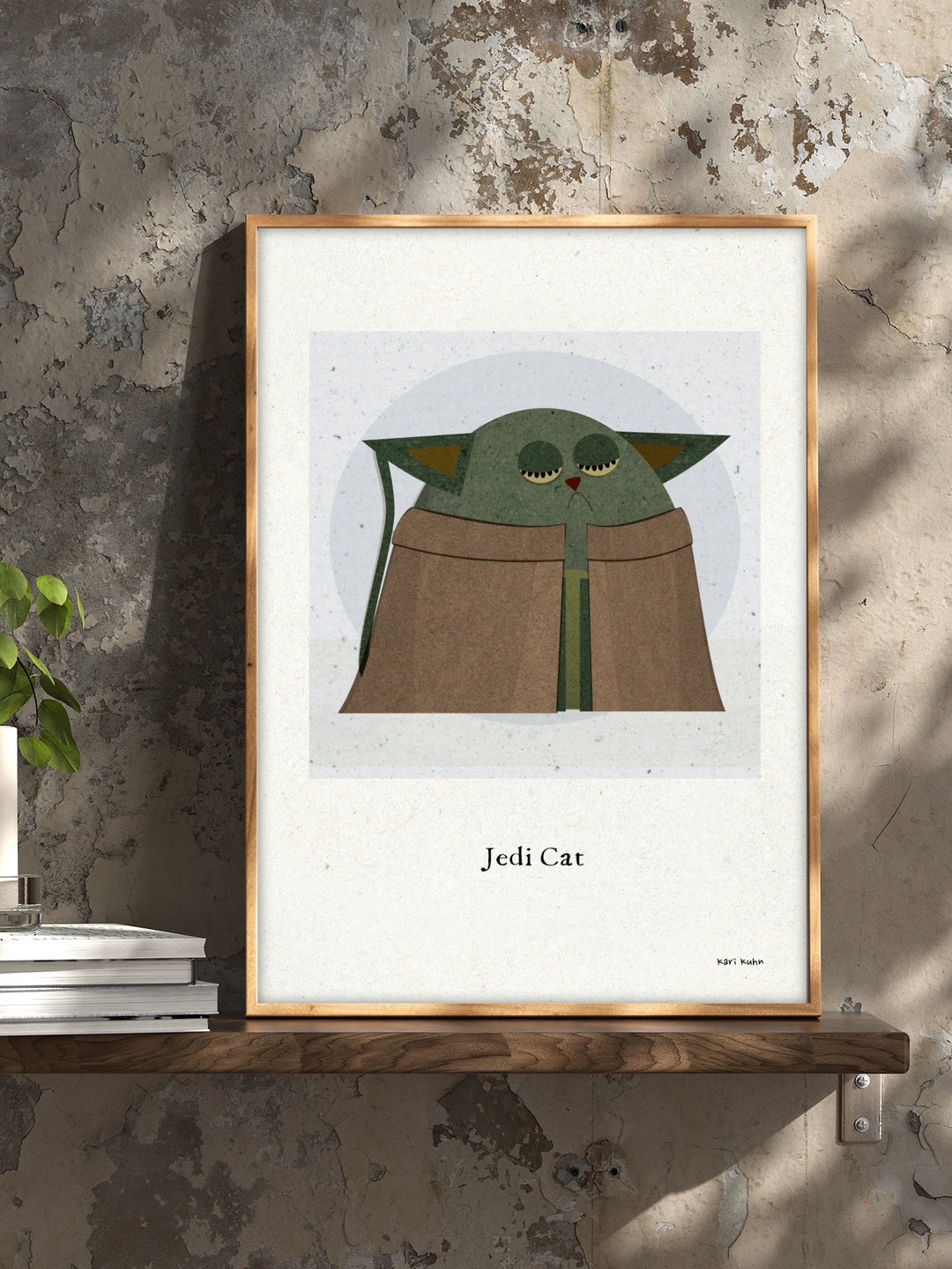 Jedi Cat, Cat Lover Gift, Printable Art, Illustration - Etsy