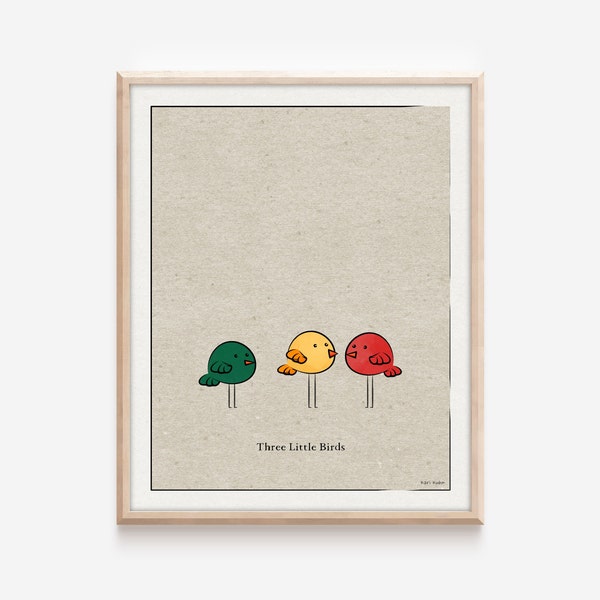 Three Little Birds - Etsy
