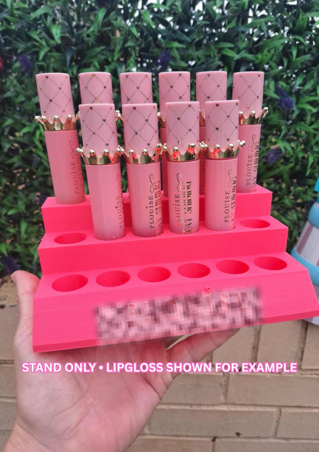 Lip Gloss Display Stand — 18 Slot Lip Gloss Makeup Organizer for Girls ...
