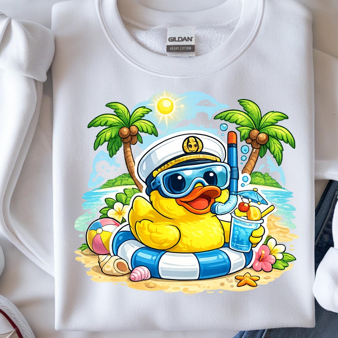 Cruise Duck Png For Sublimation Funny Rubber Duck Design Cruise