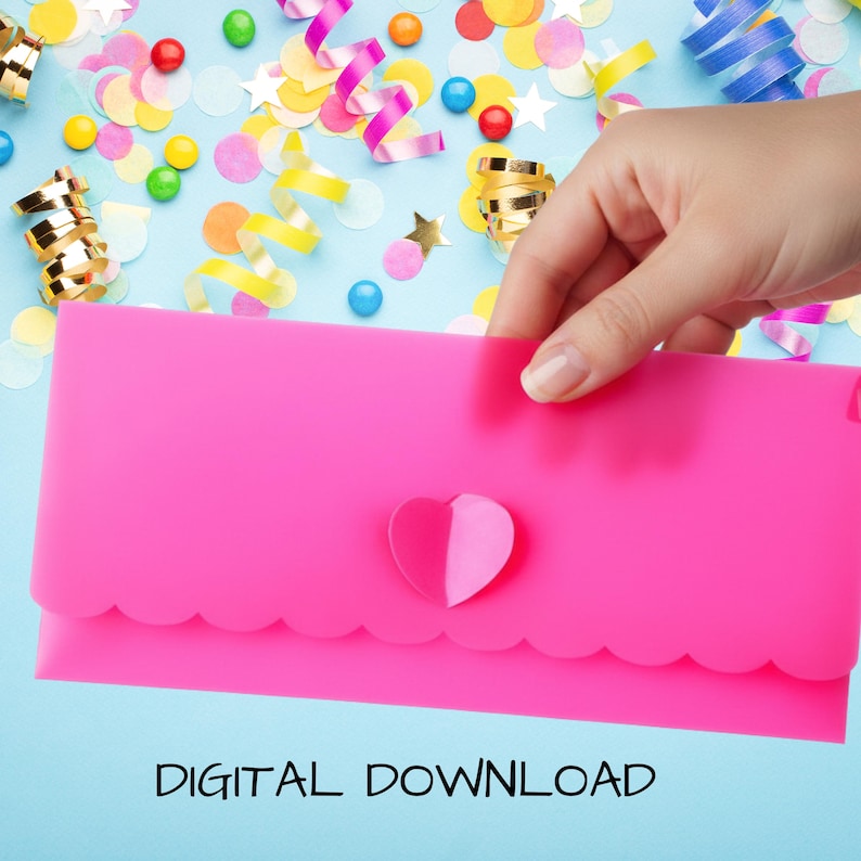Papercraft Money Envelope Template | Printable Cash Gift Holder | DIY ...