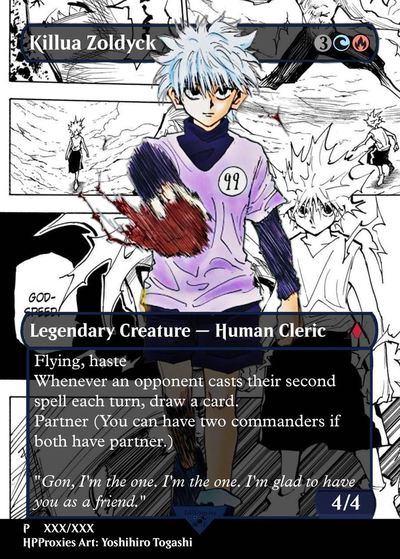 Killua Zoldyck: Hunter X Hunter Kraum, Ludevic's Opus Proxy - Etsy