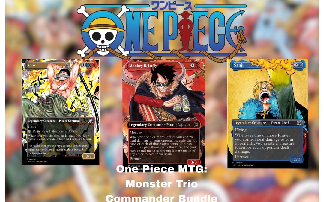 One Piece Proxy: Monster Trio Commander Bundle - Etsy