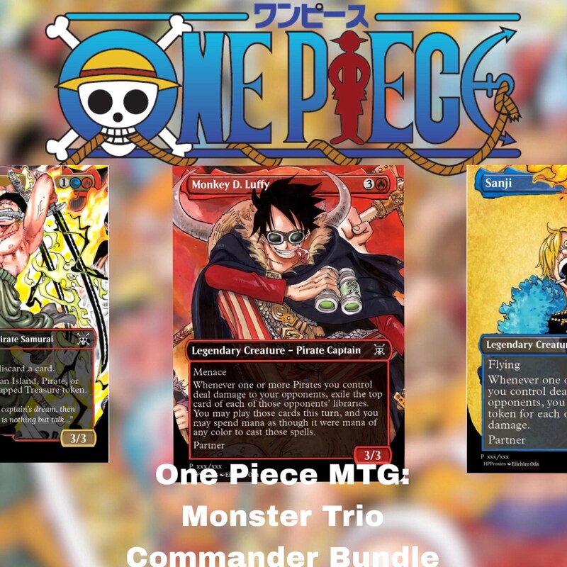 One Piece Proxy Cards - Etsy