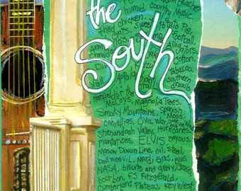 Southern Art Print - Etsy