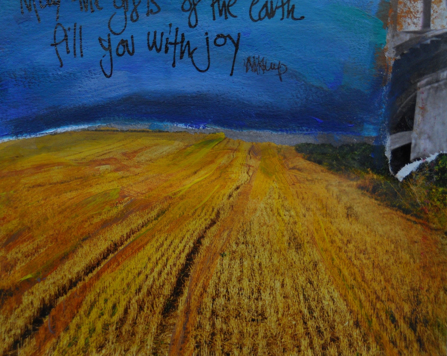 FARMERS BLESSING a Limited Edition Print, for Your Home or Bunk House ...