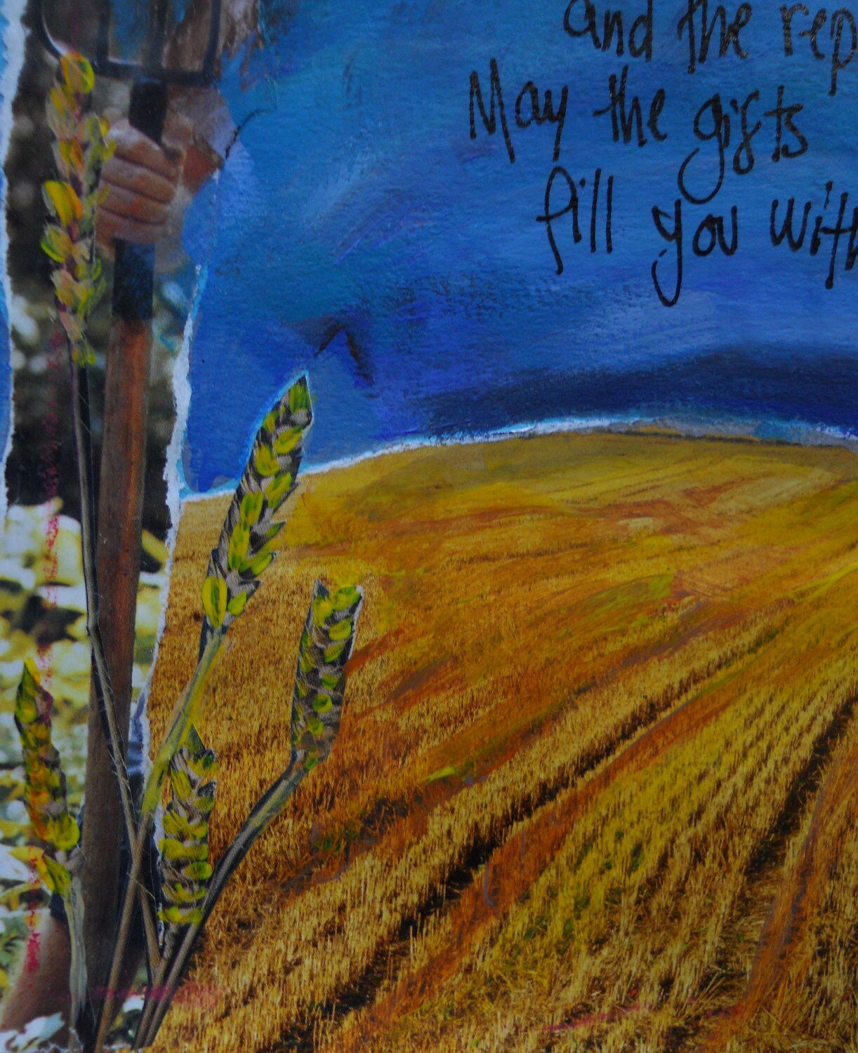 FARMERS BLESSING a Limited Edition Print, for Your Home or Bunk House ...