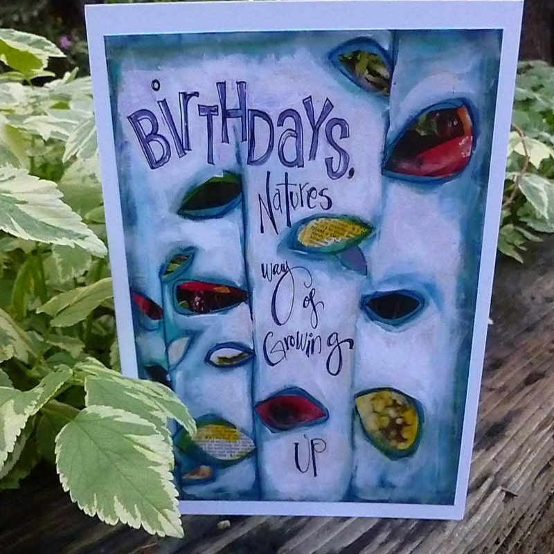Nature Birthday Card - Etsy