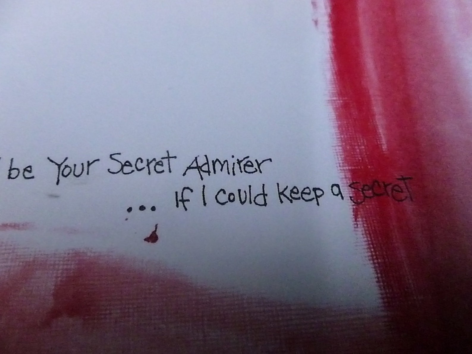SECRET ADMIRER, Card for Him or Her, New Love Gift, Valentine Cards ...