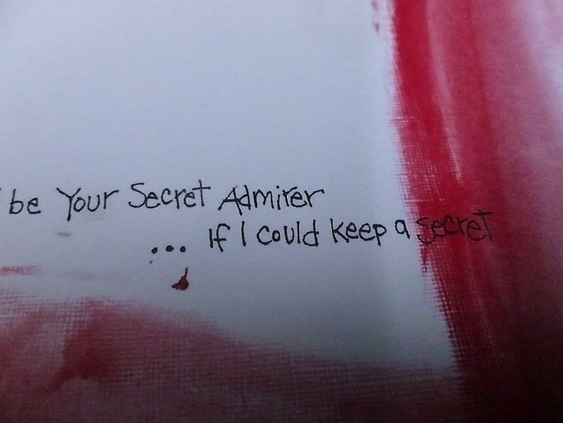 SECRET ADMIRER, Card for Him or Her, New Love Gift, Valentine Cards ...