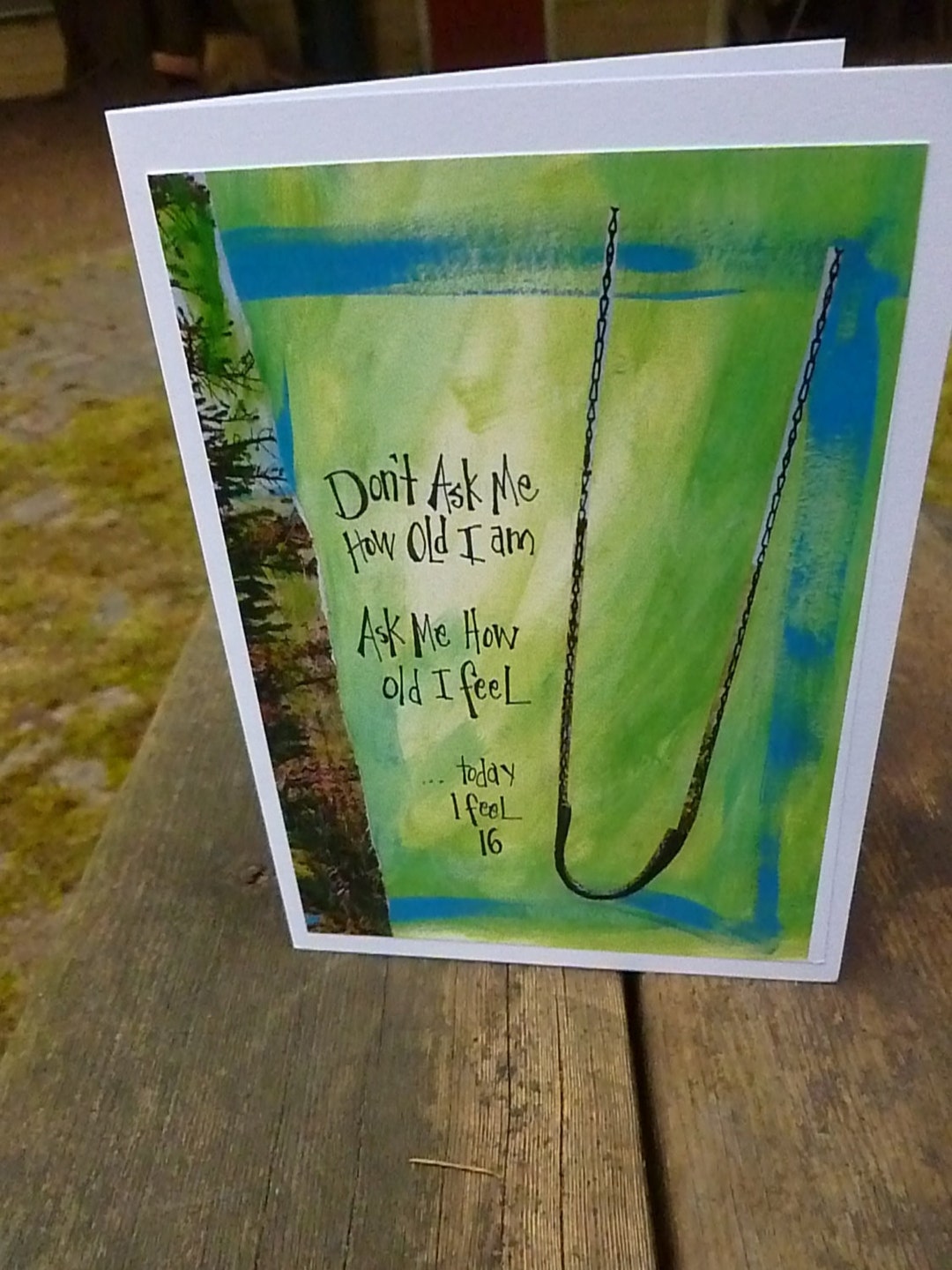 Over the Hill Birthday Card, for the Young at Heart, Male or Female ...