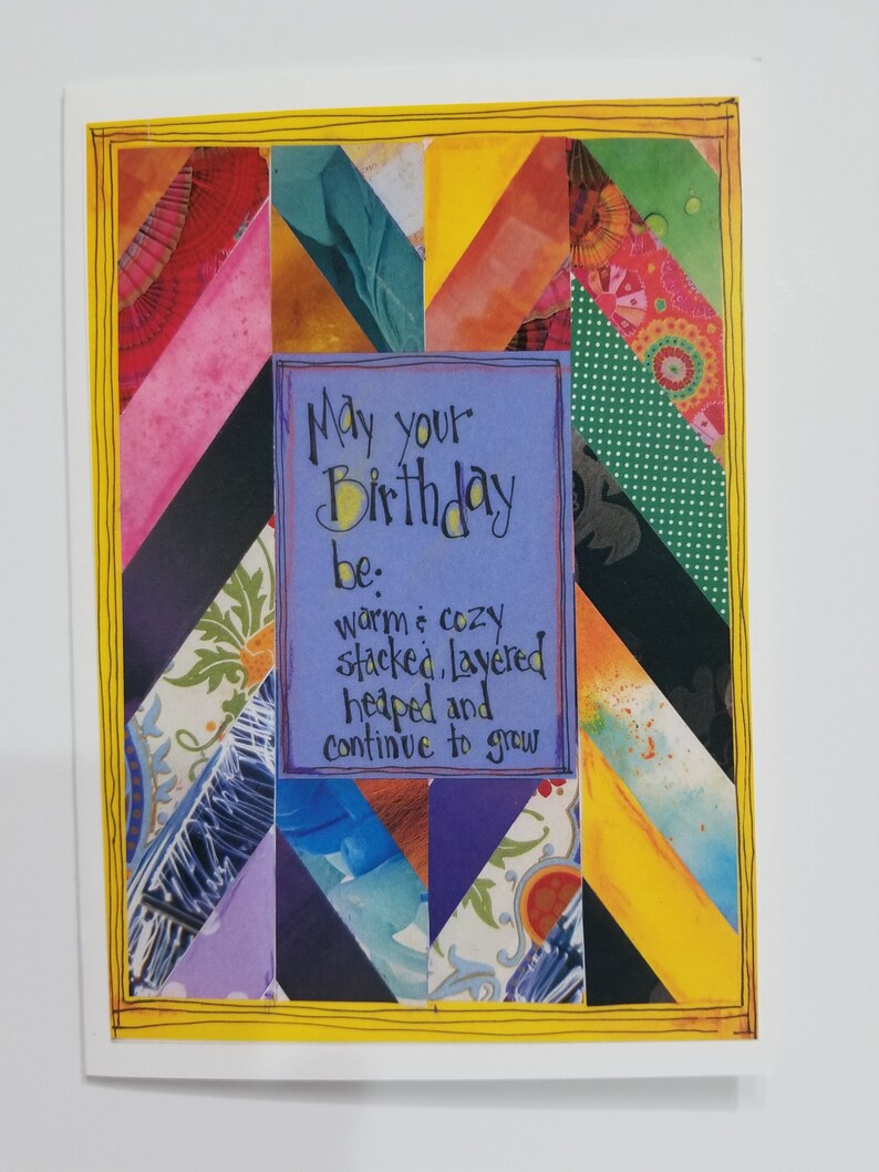 QUILTERS BIRTHDAY, Happy Birthday, Stack & Wack, Strip Quilt, Funny ...