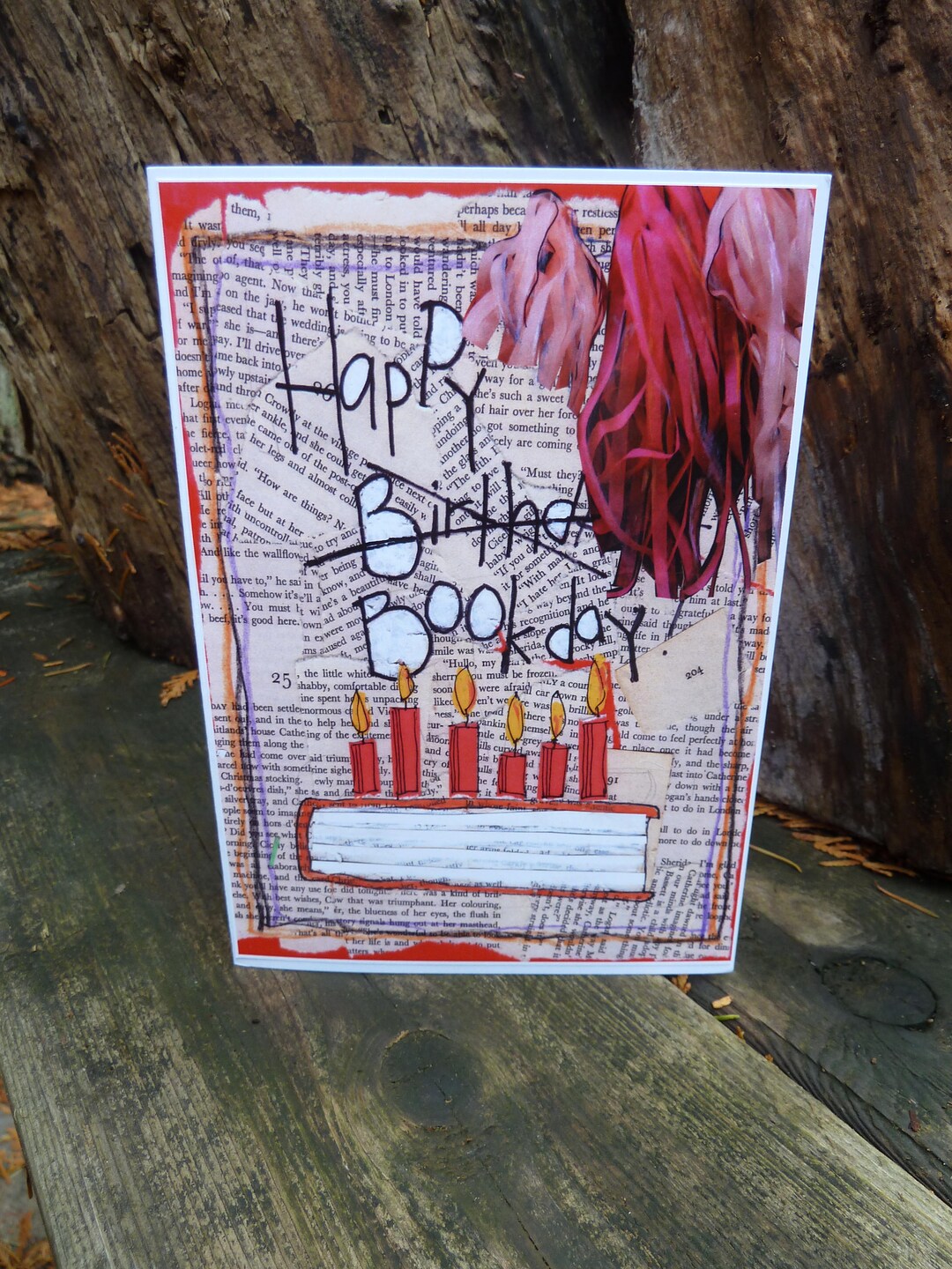 HAPPY BOOKDAY, Birthday Card for Book Lovers, Booksellers, Authors, or ...