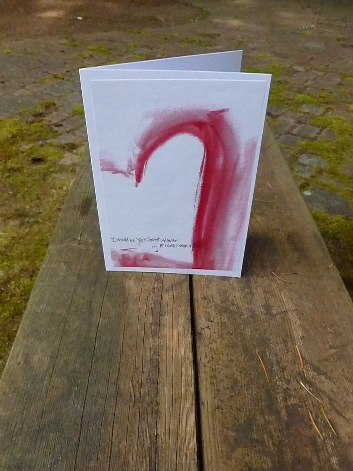SECRET ADMIRER, Card for Him or Her, New Love Gift, Valentine Cards ...