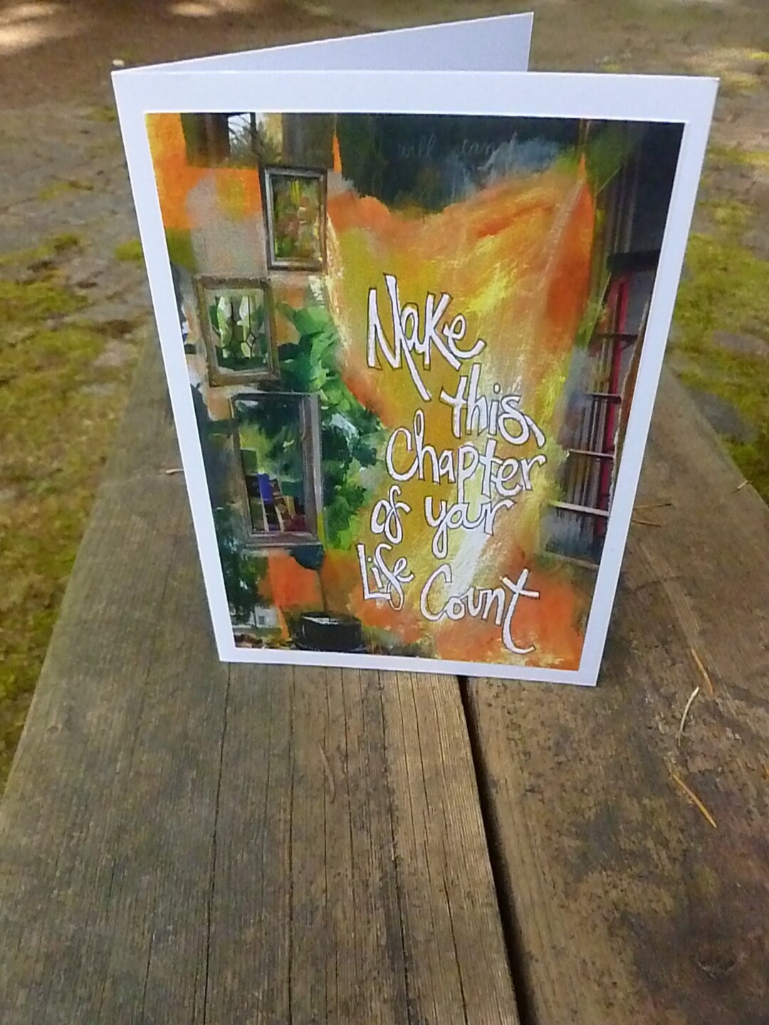 Birthday Card, Book Lover or Librarian Card, Inspirational Card, New ...