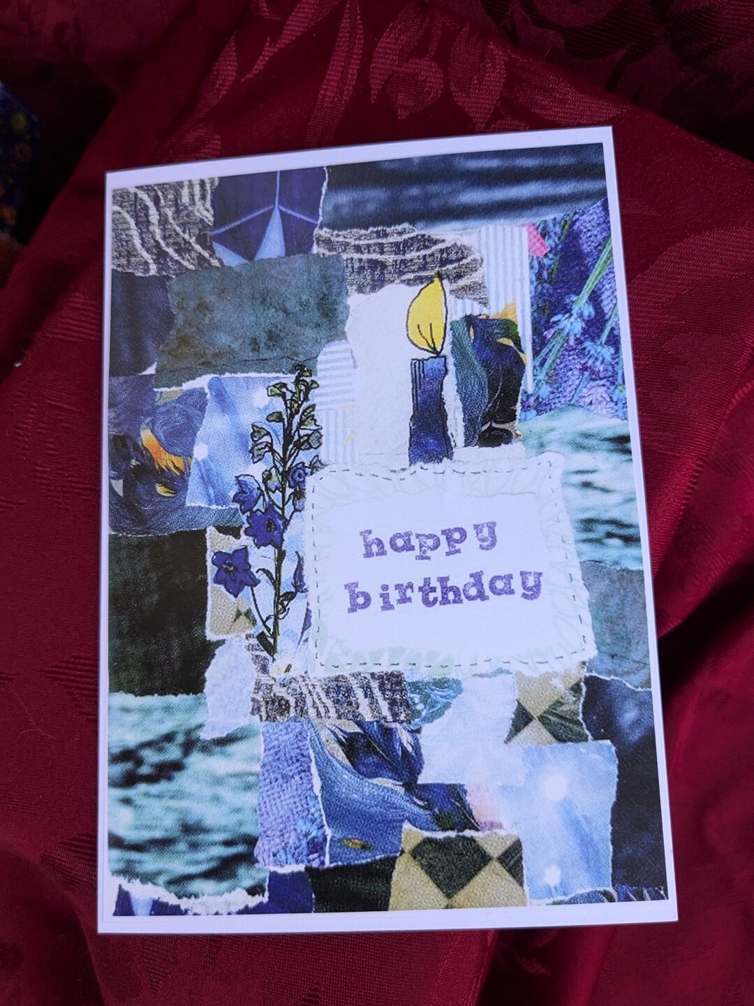 Happy Birthday Quilter, Birthday Greeting Card, Crazy Quilt , Birthday ...