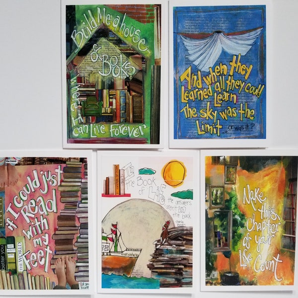 Book Lovers Cards - Etsy